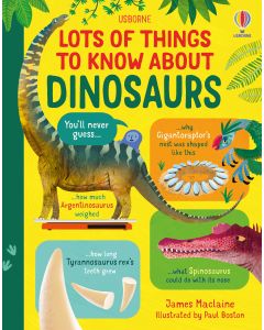 Lots of Things to Know About Dinosaurs | Usborne | Be Curious