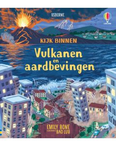 Vulkanen en aardbevingen | Usborne | Boeken waarmee je de wereld verkent