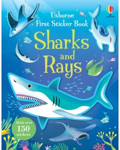 First Sticker Book Sharks and Rays | Usborne | Be Curious
