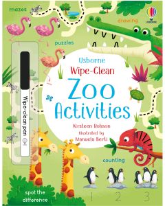 Wipe-Clean Zoo Activities | Usborne | Be Curious