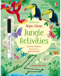 Wipe-Clean Jungle Activities | Usborne | Be Curious