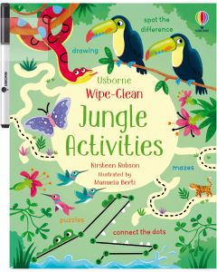 Wipe-Clean Jungle Activities | Usborne | Be Curious