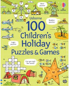 100 Children's Puzzles and Games: Holiday | Usborne | Be Curious