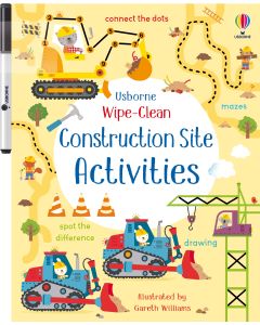 Wipe-Clean Construction Site Activities | Usborne | Be Curious