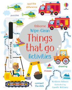 Wipe-Clean Things That Go Activities | Usborne | Be Curious