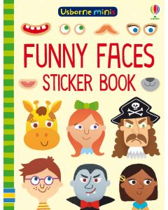 Funny Faces Sticker Book | Usborne | Be Curious