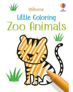 Little Coloring Zoo Animals | Usborne | Be Curious