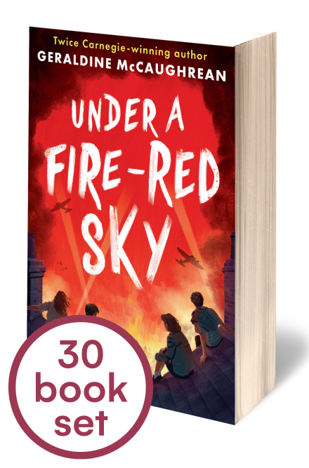 Under a Fire-Red Sky | Usborne | Be Curious