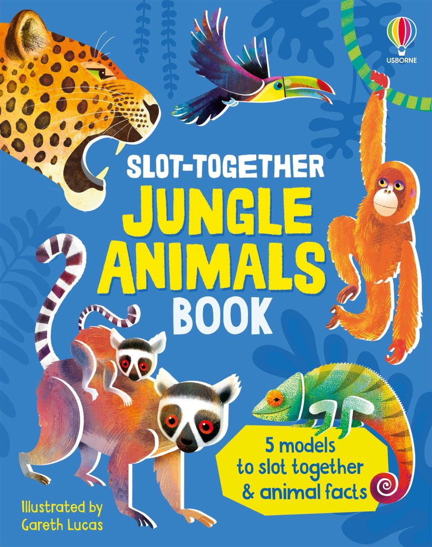 Slot-Together Jungle Animals Book | Usborne | Be Curious