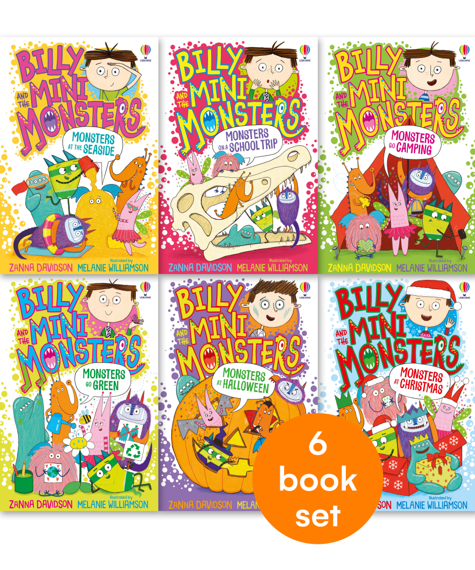 Billy & the Mini Monsters 6 Book Set | Usborne | Be Curious