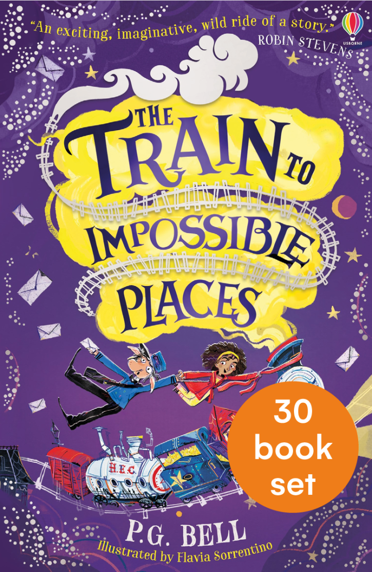 The Train To Impossible Places 30 book class set | Usborne | Be Curious
