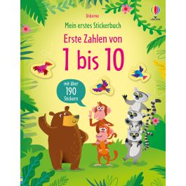 Mein erstes Stickerbuch: Erste Zahlen von 1 bis 10 | Usborne | Lesespaß ...