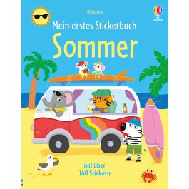 Mein erstes Stickerbuch: Sommer | Usborne | Lesespaß für Kinder