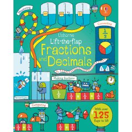 Lift-the-flap Fractions and Decimals | Usborne | Be Curious