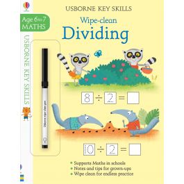 Wipe-Clean Dividing 6-7 | Usborne | Be Curious