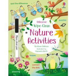 Wipe-Clean Nature Activities | Usborne | Be Curious