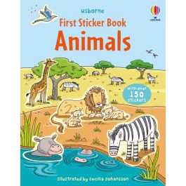 First Sticker Book Animals | Usborne | Be Curious