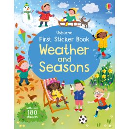 First Sticker Book Weather and Seasons | Usborne | Be Curious