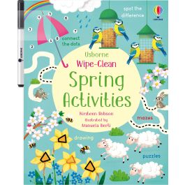 Wipe-Clean Spring Activities | Usborne | Be Curious