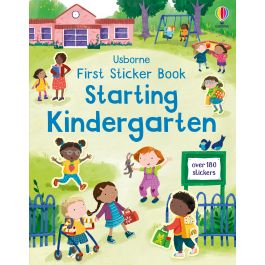 First Sticker Book Starting Kindergarten | Usborne | Be Curious