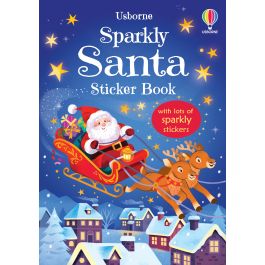 Sparkly Santa Sticker Book | Usborne | Be Curious