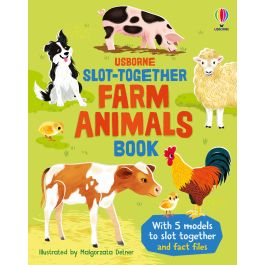Slot-together Farm Animals Book | Usborne | Be Curious