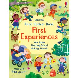 First Sticker Book First Experiences | Usborne | Be Curious