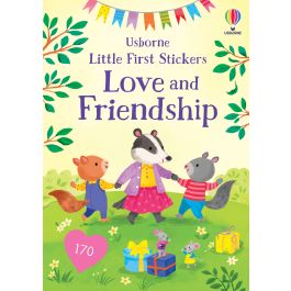 Little First Stickers Love and Friendship | Usborne | Be Curious