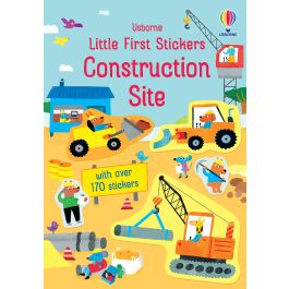 Little First Stickers Construction Site | Usborne | Be Curious