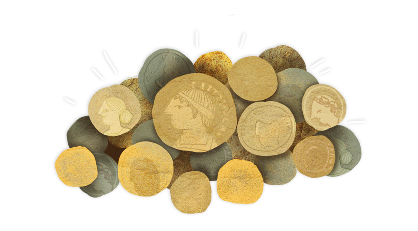 Create your own Roman coin | Usborne | Be Curious
