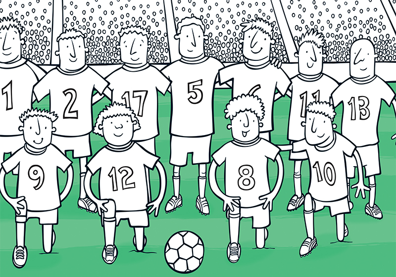 Football Colouring and Activity Book | Usborne | Be Curious
