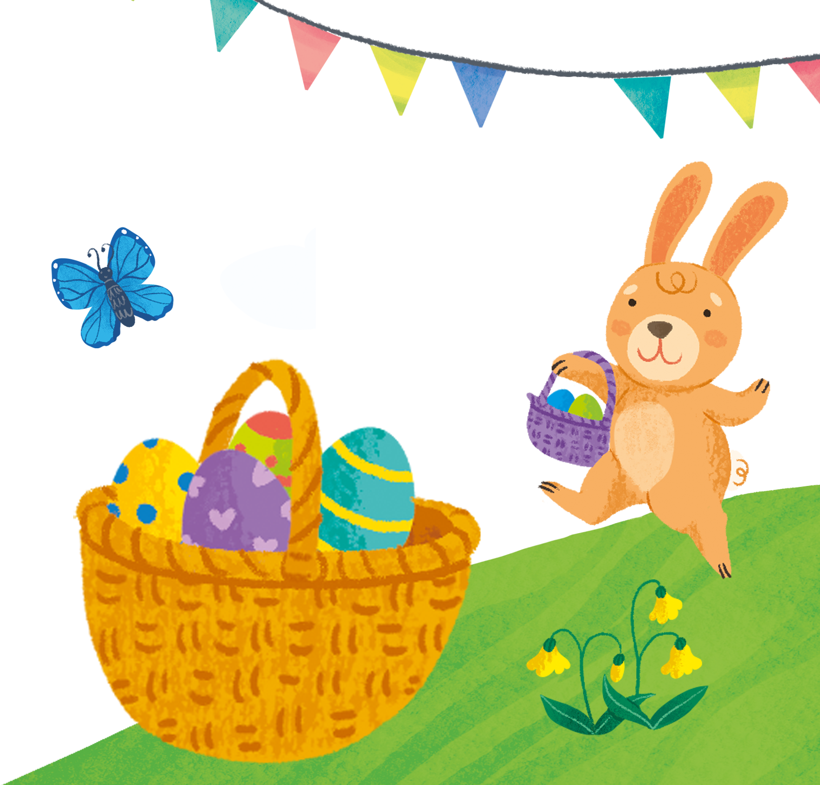 Make a pretty Easter basket from recycled materials | Usborne | Be Curious