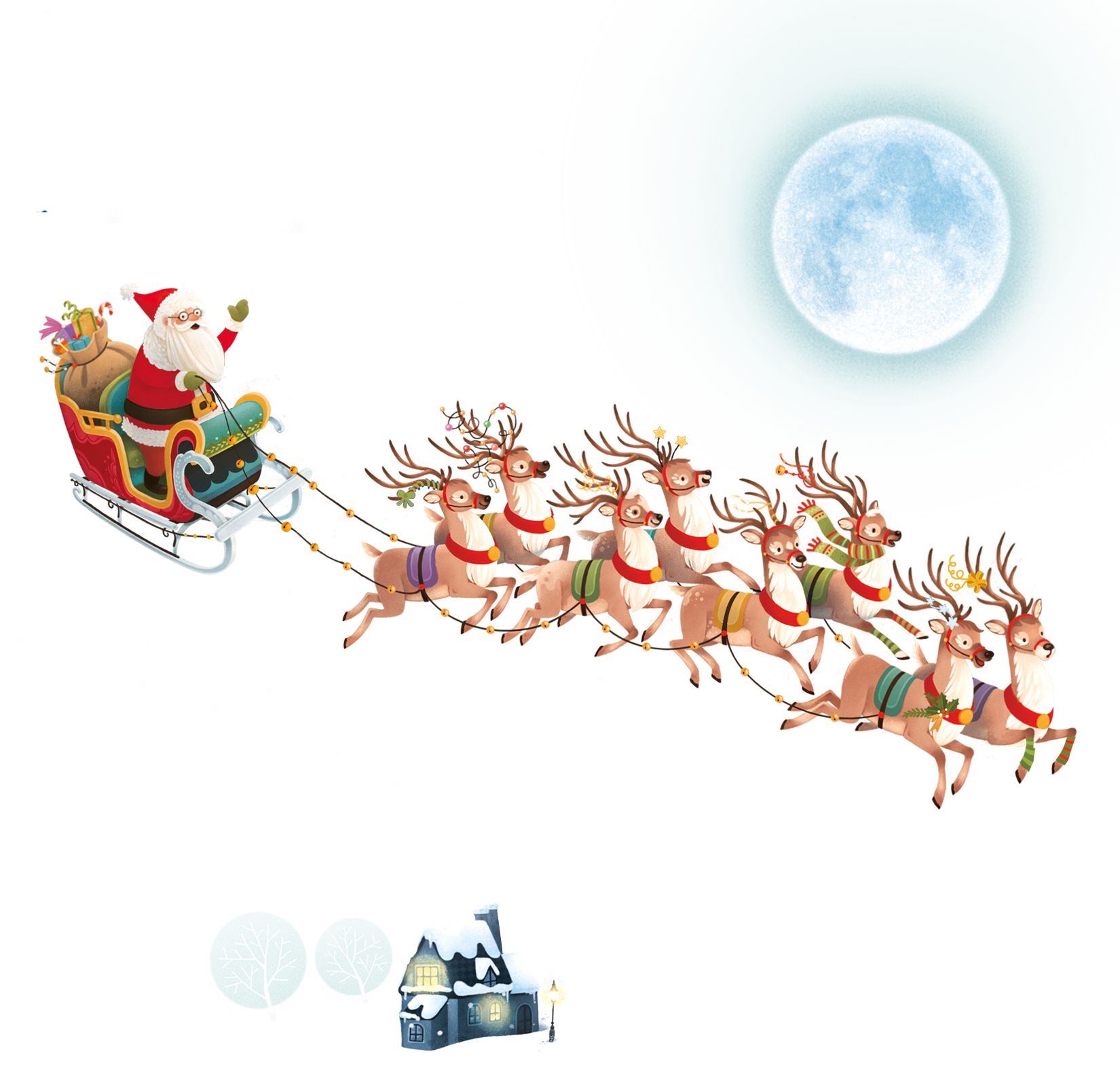 Ride with Santa in his sleigh! | Usborne | Be Curious